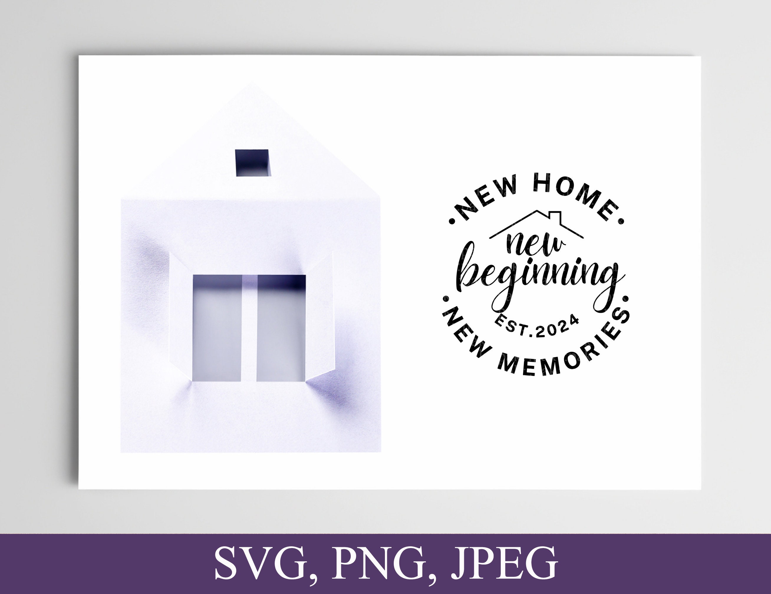 New Home New Beginning New Memories EST 2023 2024 First - Etsy Canada