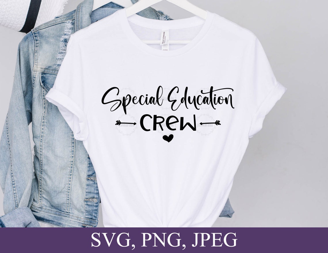 Special Education Crew Svg Speducator Svg Special Education | Etsy