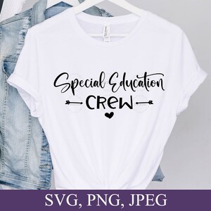 Special Education Crew Svg, Speducator Svg, Special Education Teacher ...