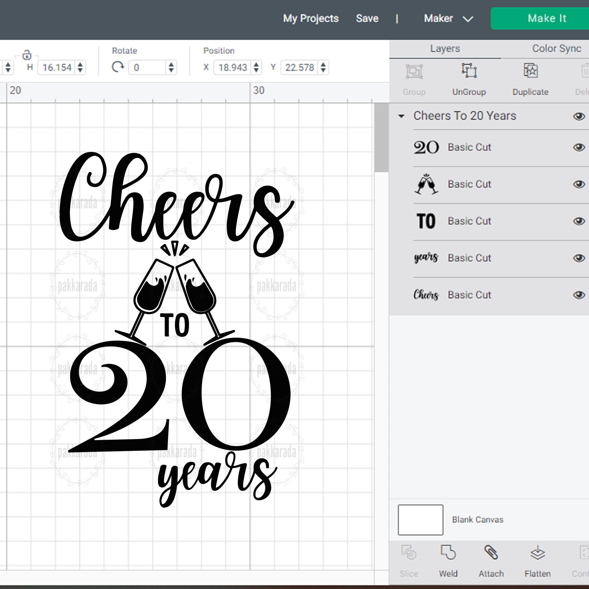 20th Birthday SVG Cheers to 20 Years SVG File 20th - Etsy
