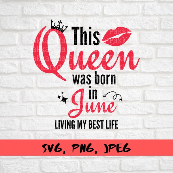 June Svg - Etsy