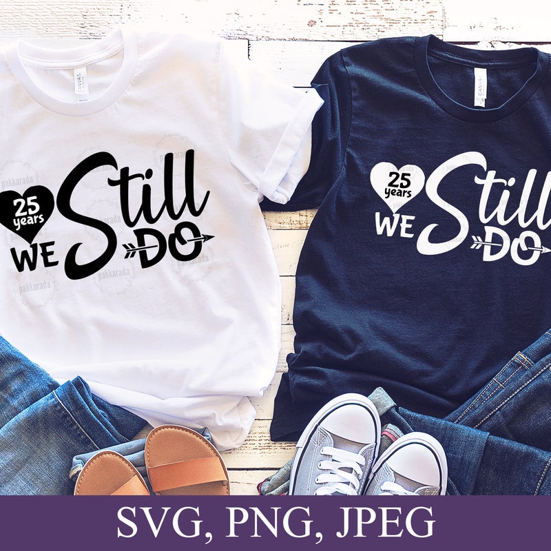 25th Anniversary Svg - Etsy