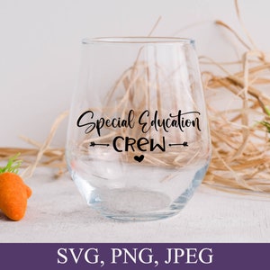 Special Education Crew Svg, Speducator Svg, Special Education Teacher ...