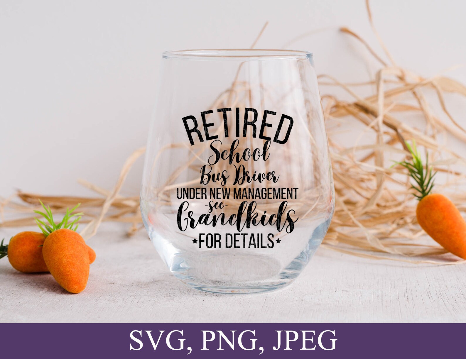 Retired School Bus Driver Under New Management See Grandkids - Etsy