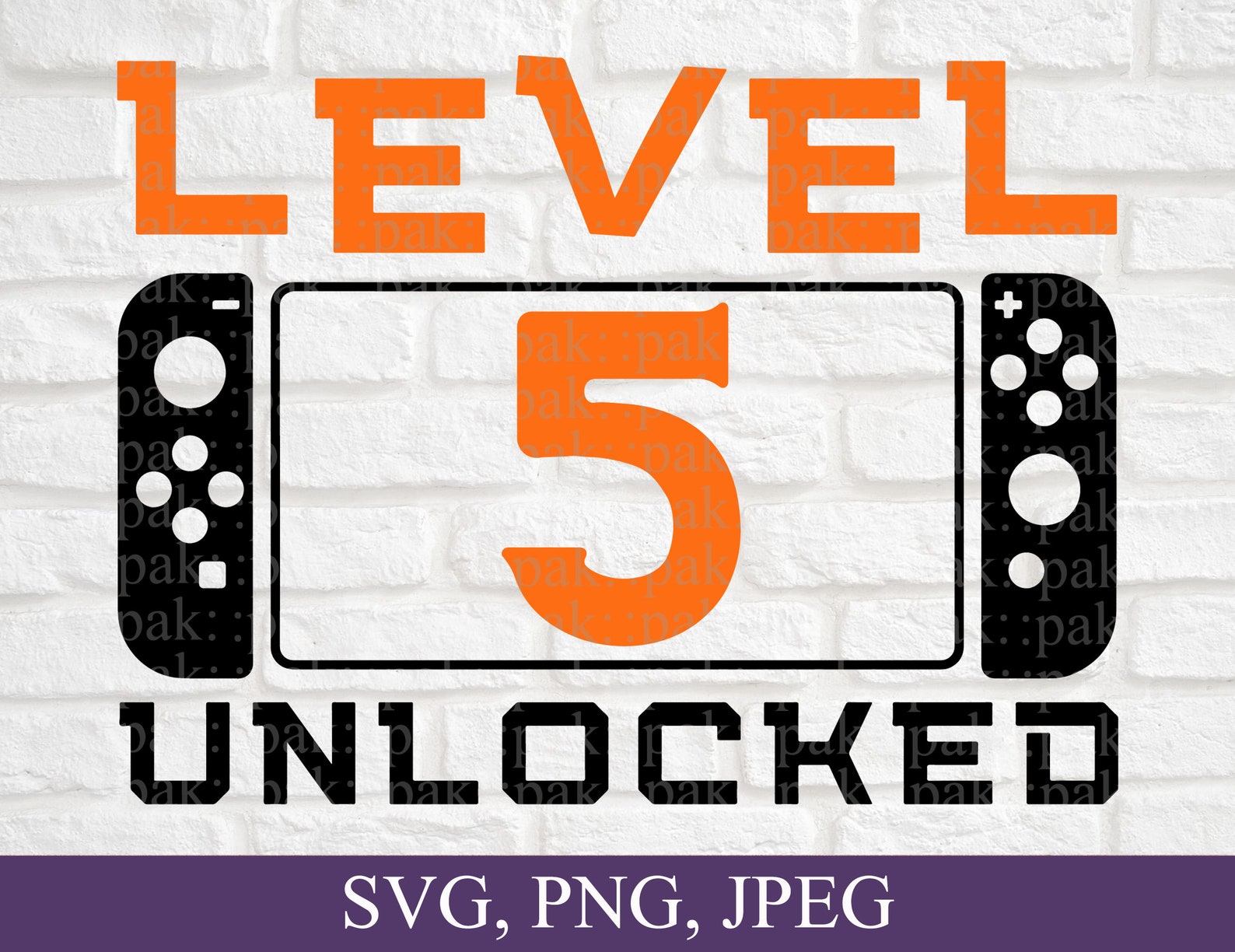 Level 5 Unlocked 5th Birthday Svg Birthday Boy Svg 5th - Etsy