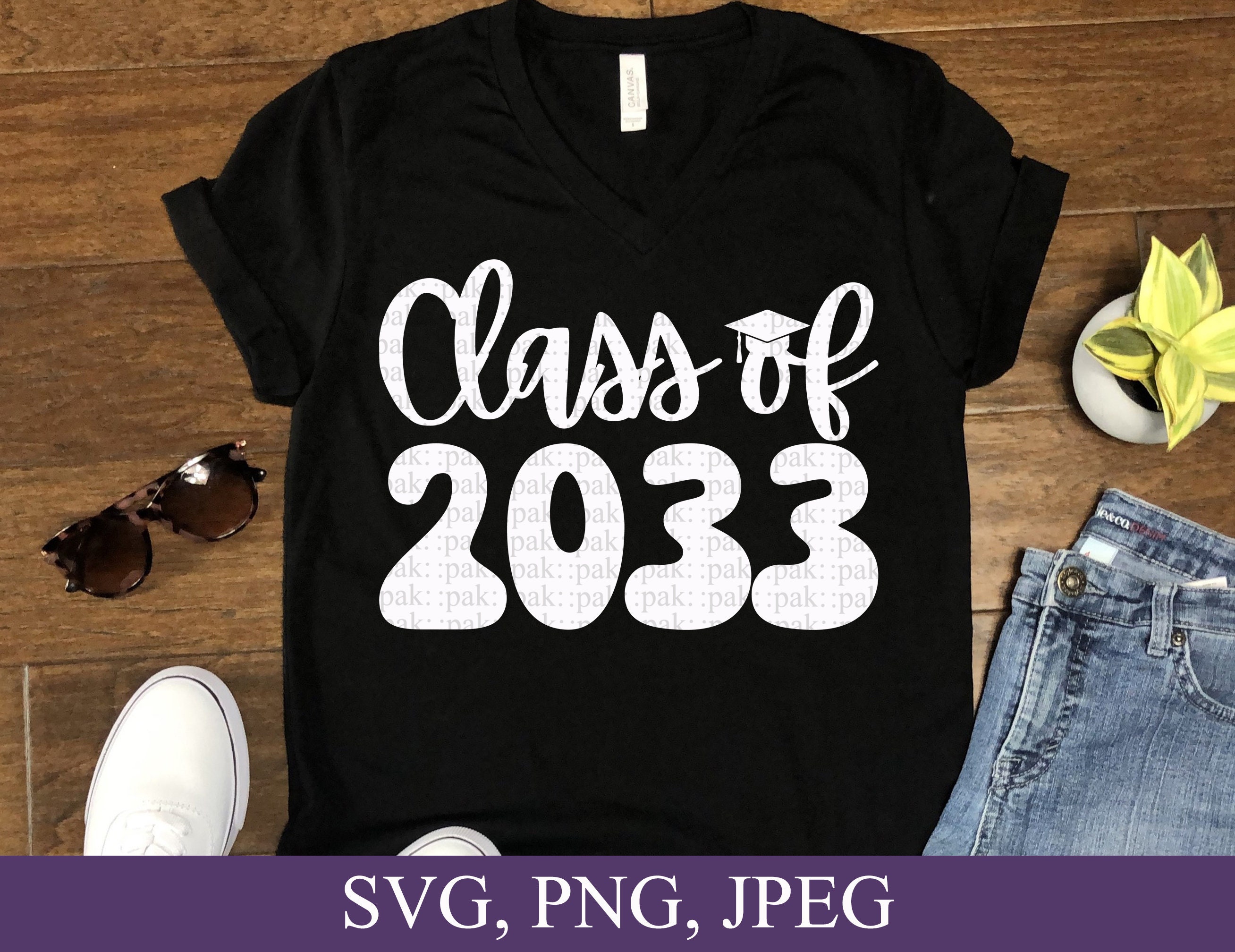 Graduation Years Bundle SVG, Class of 2024, 2025, 2026, 2027, 2028 ...