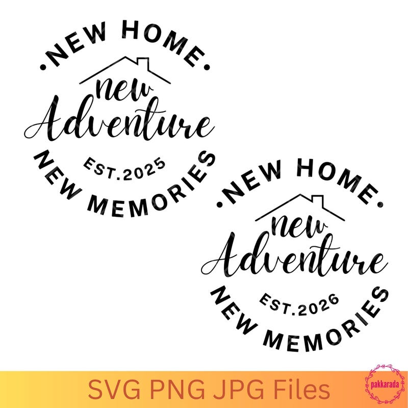 New Home Svg - Etsy
