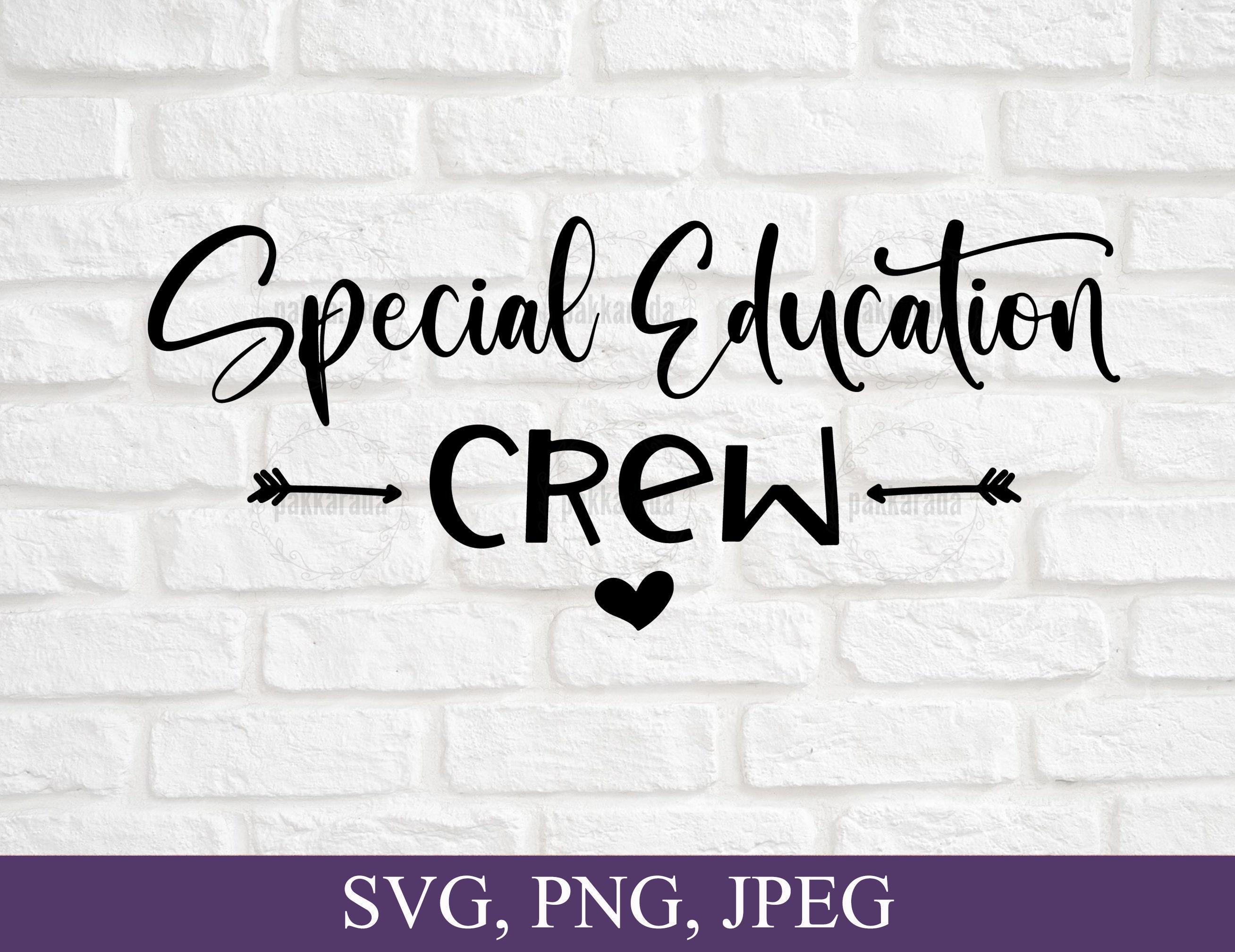 Special Education Crew Svg Speducator Svg Special Education | Etsy