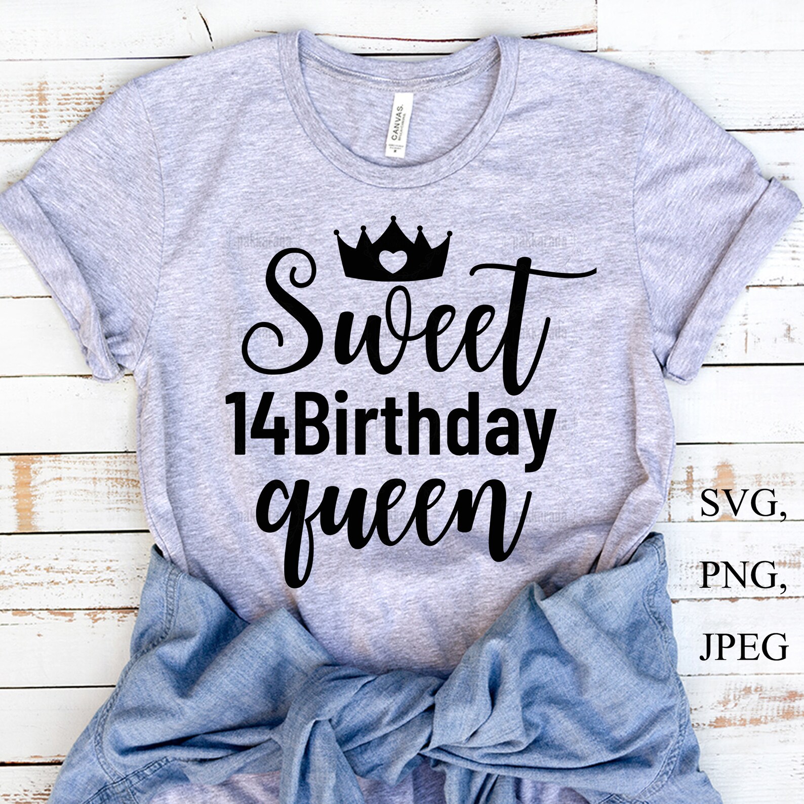 Sweet 14 Birthday Queen Svg, Sweet 14 Svg, Sweet Fourteen Svg, 14th ...