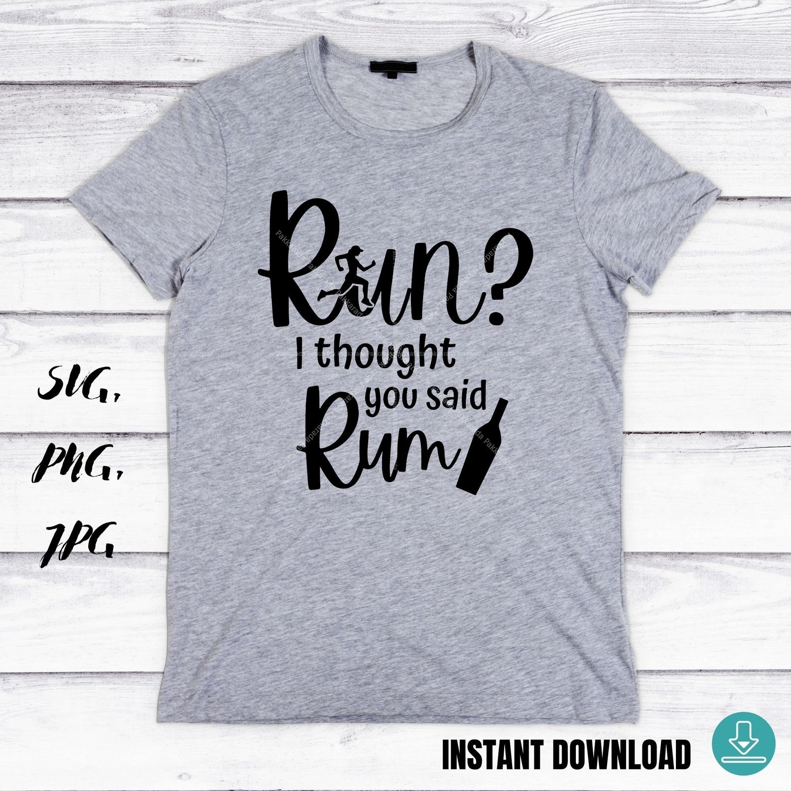 Run I thought you said RUM svg Funny Gym Shirt svg Funny | Etsy