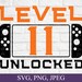 Level 11 Unlocked, 11th Birthday Svg, Birthday Boy Svg, 11th Birthday ...