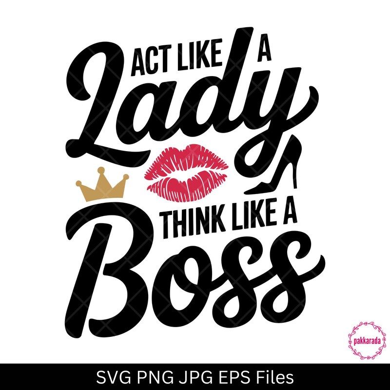 Act Like a Lady - Etsy
