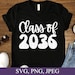 Graduation Years Bundle SVG, Class of 2034, 2035, 2036, 2037, 2038 ...