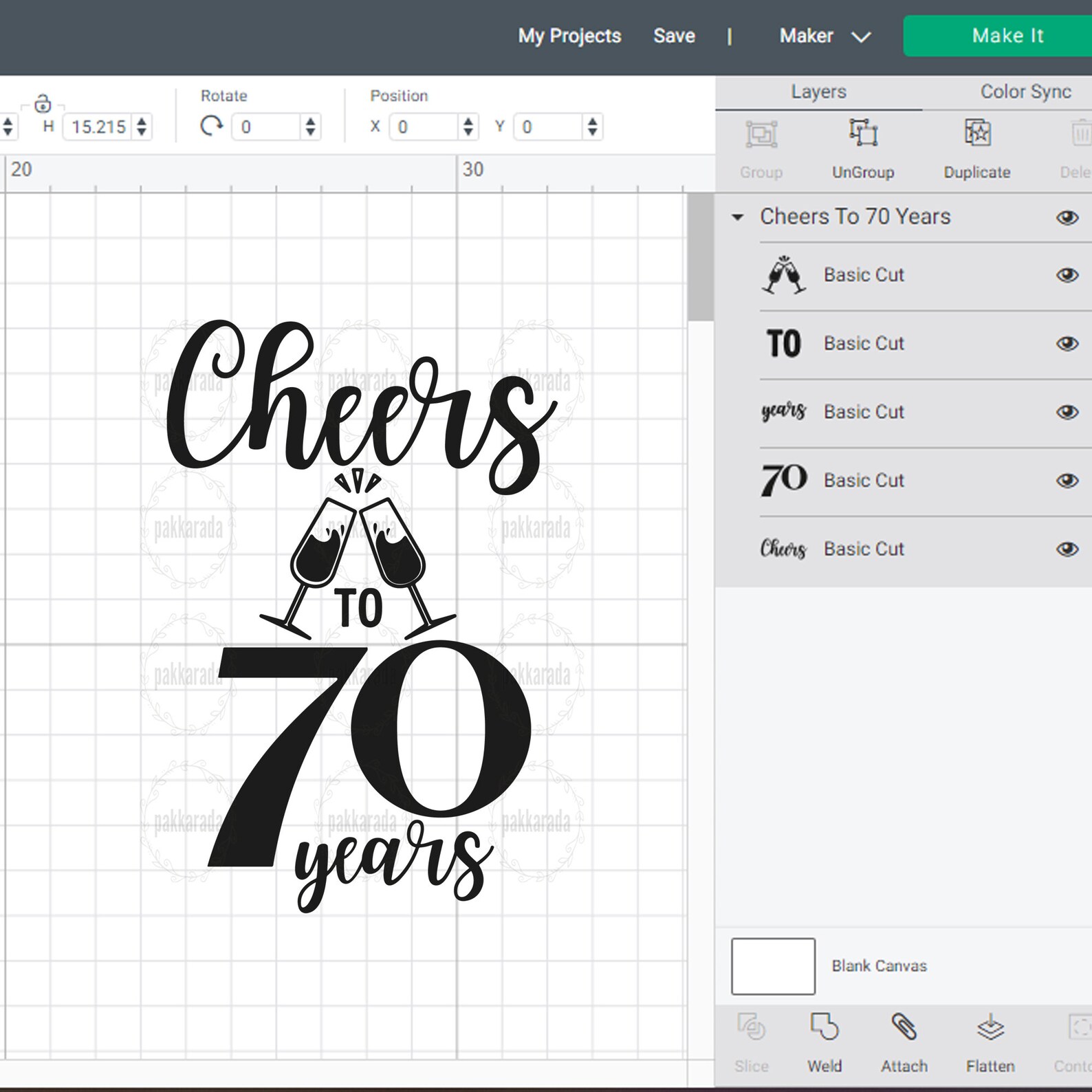 70th Birthday SVG Cheers to 70 Years SVG File 70th | Etsy
