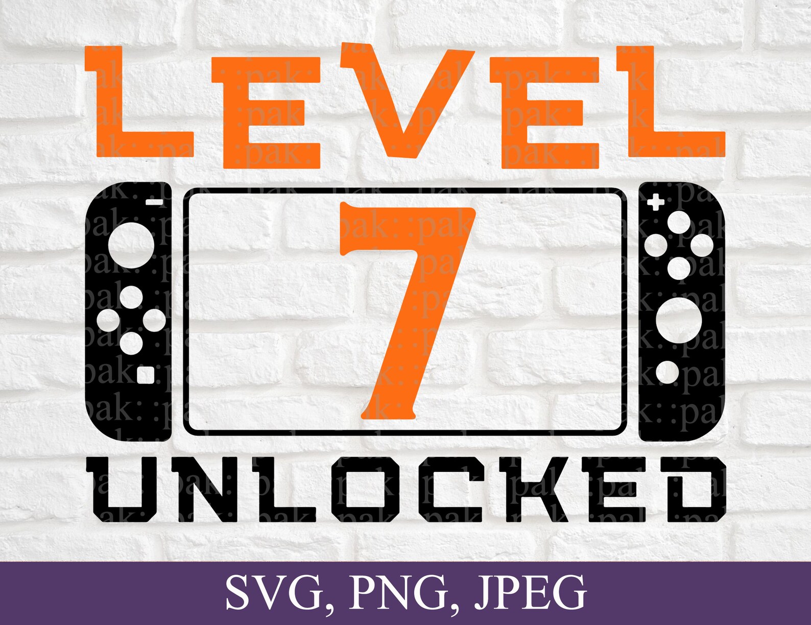 Level 7 Unlocked 7th Birthday Svg Birthday Boy Svg 7th - Etsy