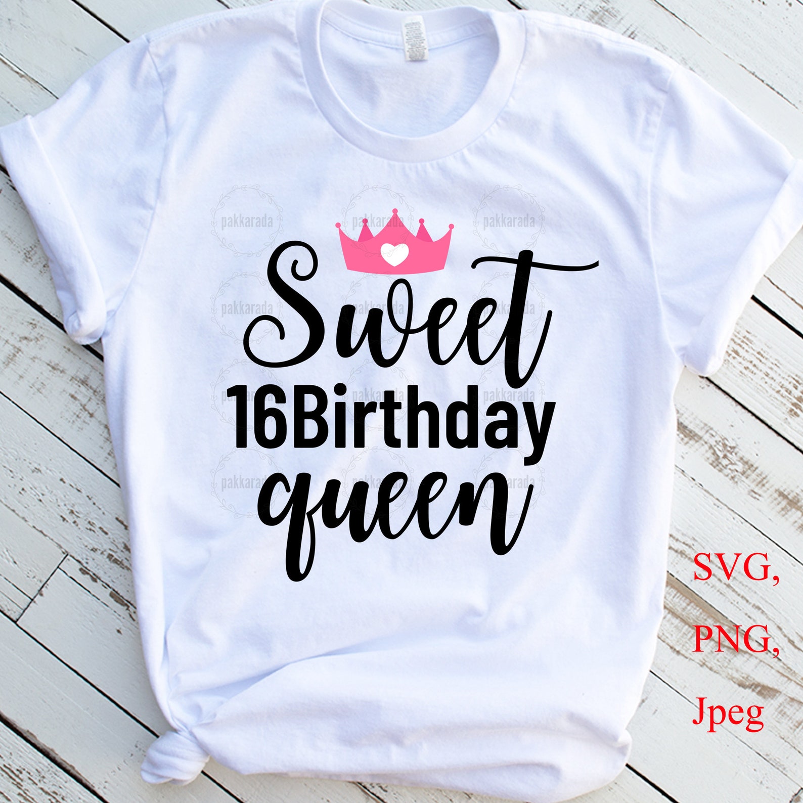 Sweet 16 Birthday Queen Svg Sweet 16 Svg Sweet Sixteen Svg - Etsy