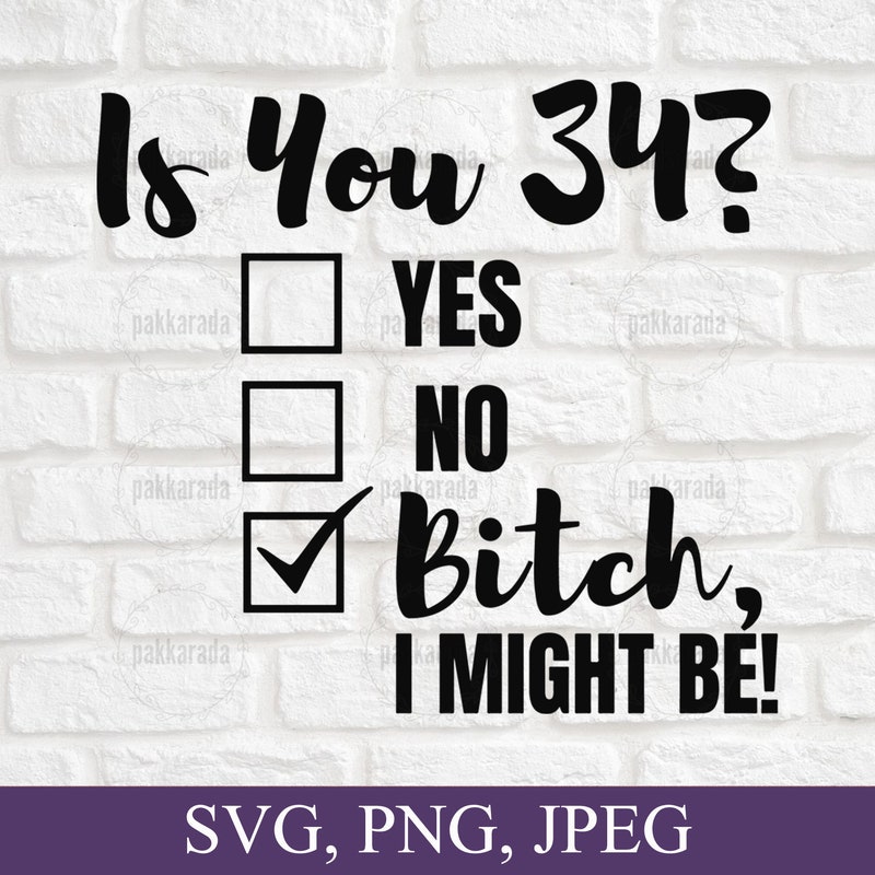 34th Birthday - Etsy