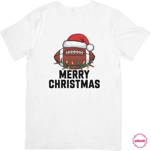 Christmas Football PNG, Festive Santa Hat Design, Sports Holiday ...