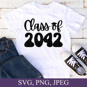 Graduation Years Bundle SVG, Class of 2034, 2035, 2036, 2037, 2038 ...