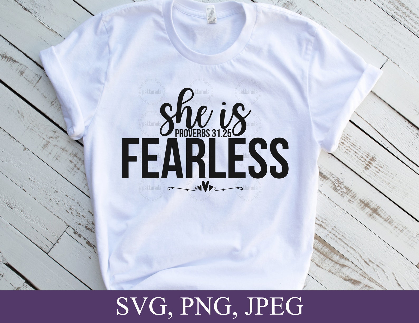 She Is Fearless Svg Proverbs 31 25 Svg Christian Svg Etsy
