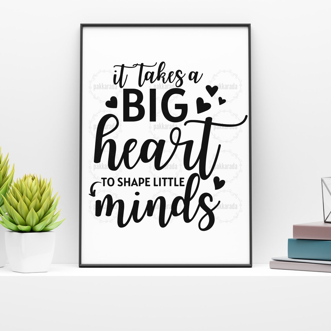 It Takes A Big Heart to Shape Little Minds SVG Teacher Svg - Etsy