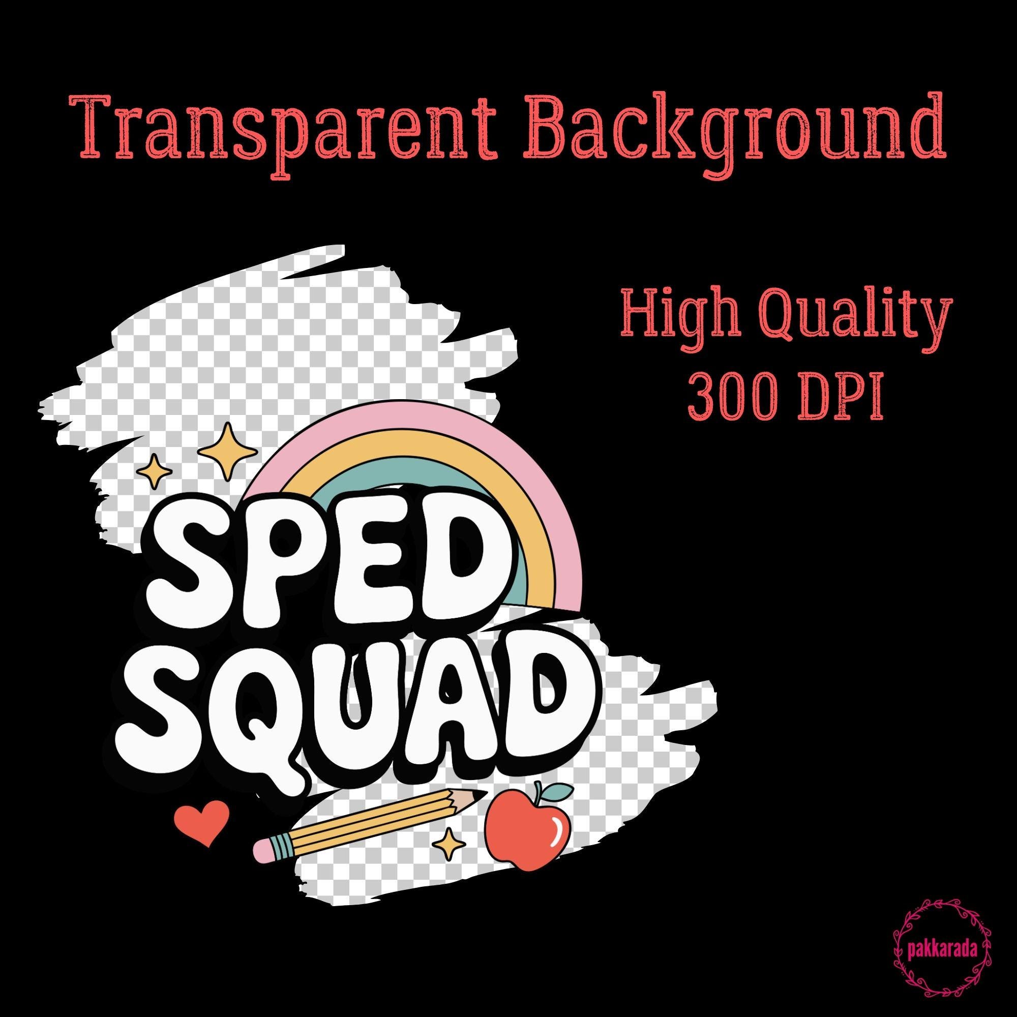 SPED Squad SVG PNG – Special Education Teacher Shirt Design, Inclusive ...