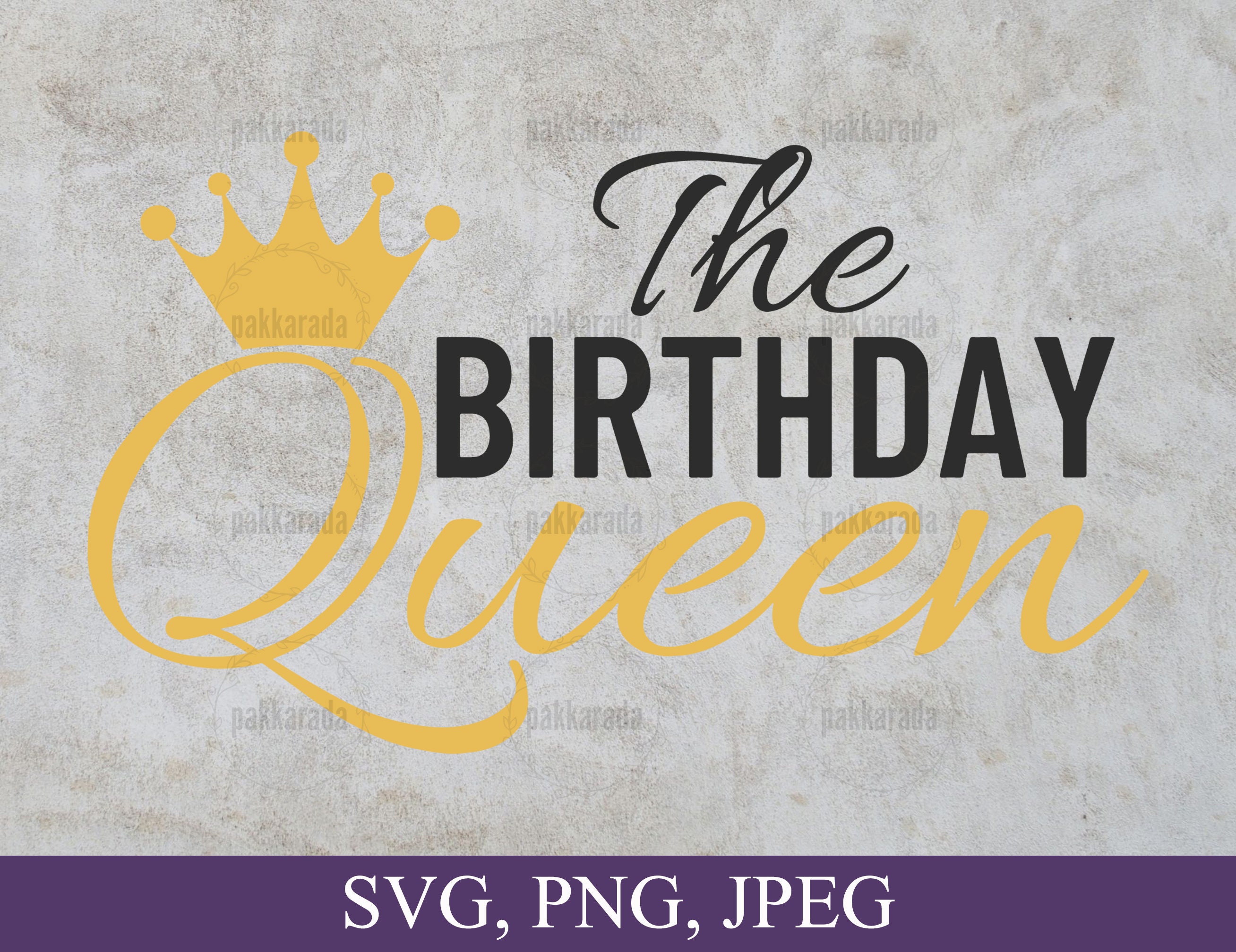 Cumpleaños Reina SVG Cumpleaños Svg Corona Cumpleaños de la - Etsy México