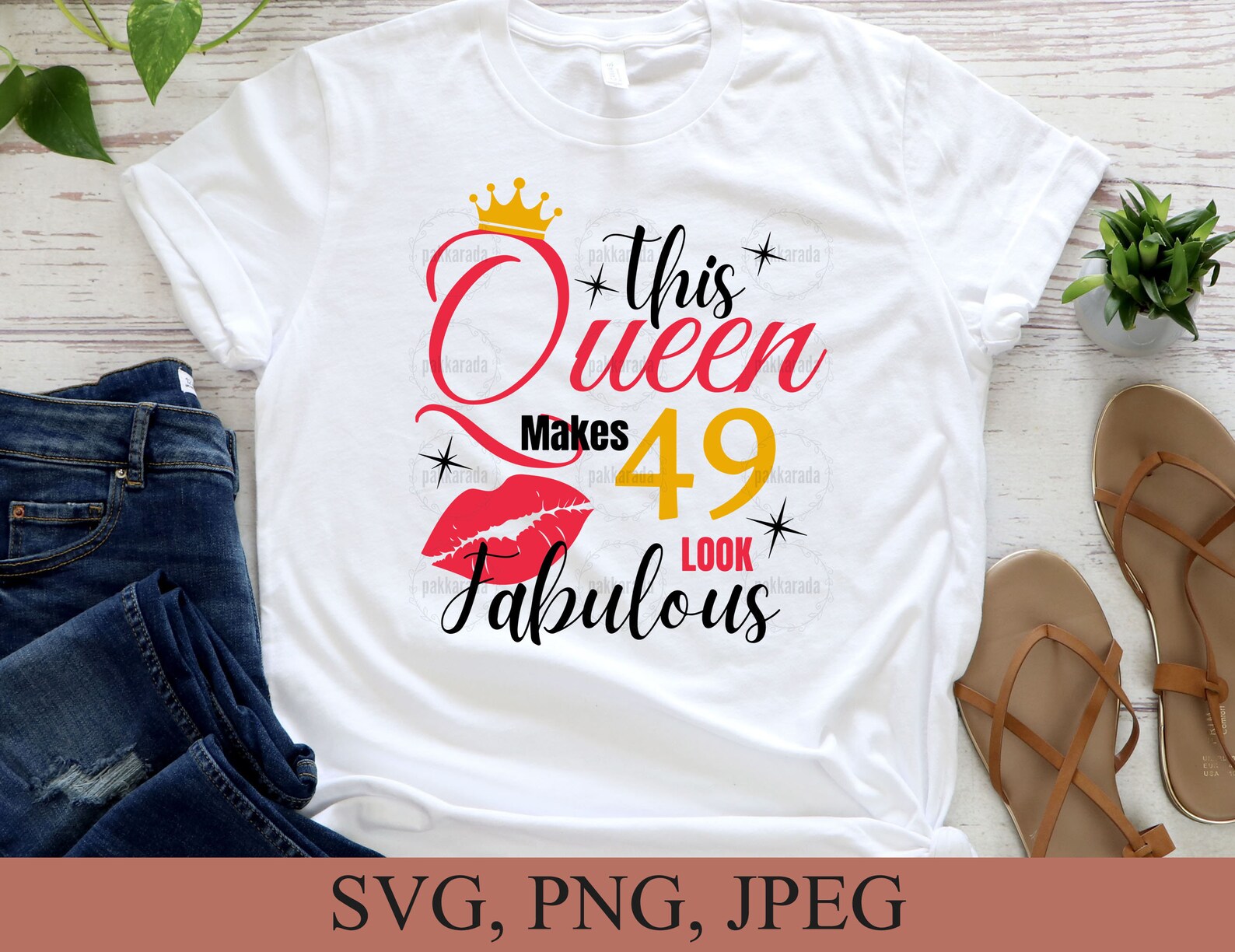 This Queen Makes 49 Look Fabulous Svg 49th Birthday Svg 49 - Etsy