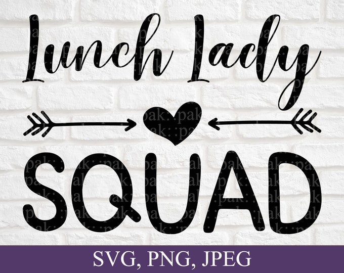 My Favorite Subject is Lunch Svg Png, Lunch Lady Cafeteria Crew Retro ...