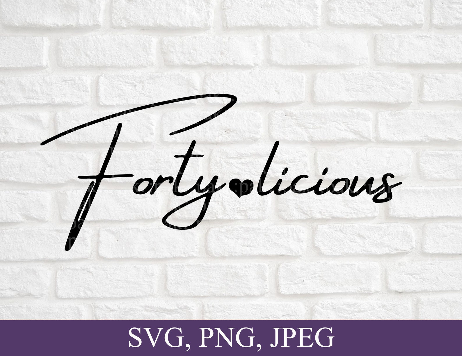 Forty-licious 40th Birthday Forty Birthday Gifts Svg Files - Etsy