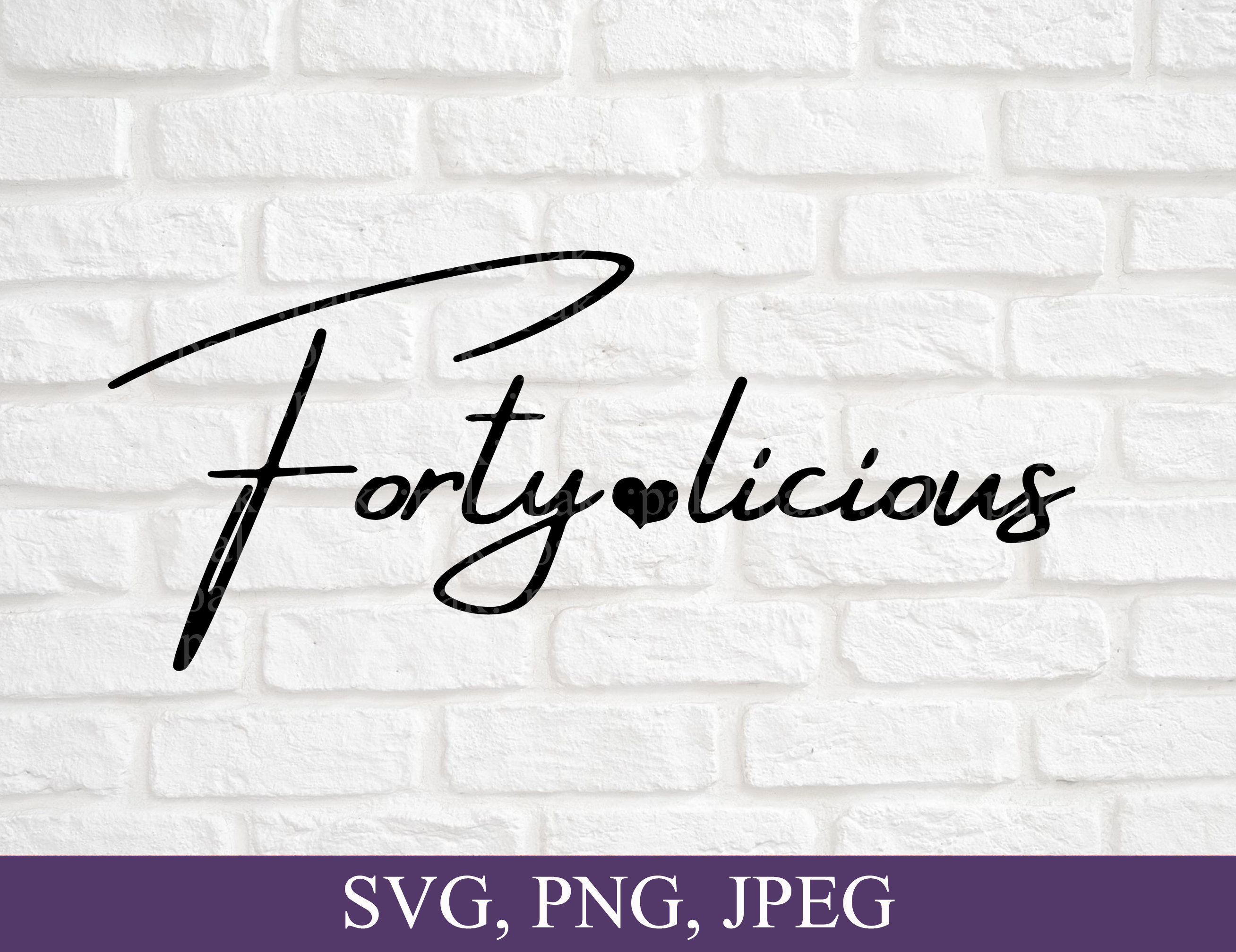 Forty-licious 40th Birthday Forty Birthday Gifts Svg Files - Etsy