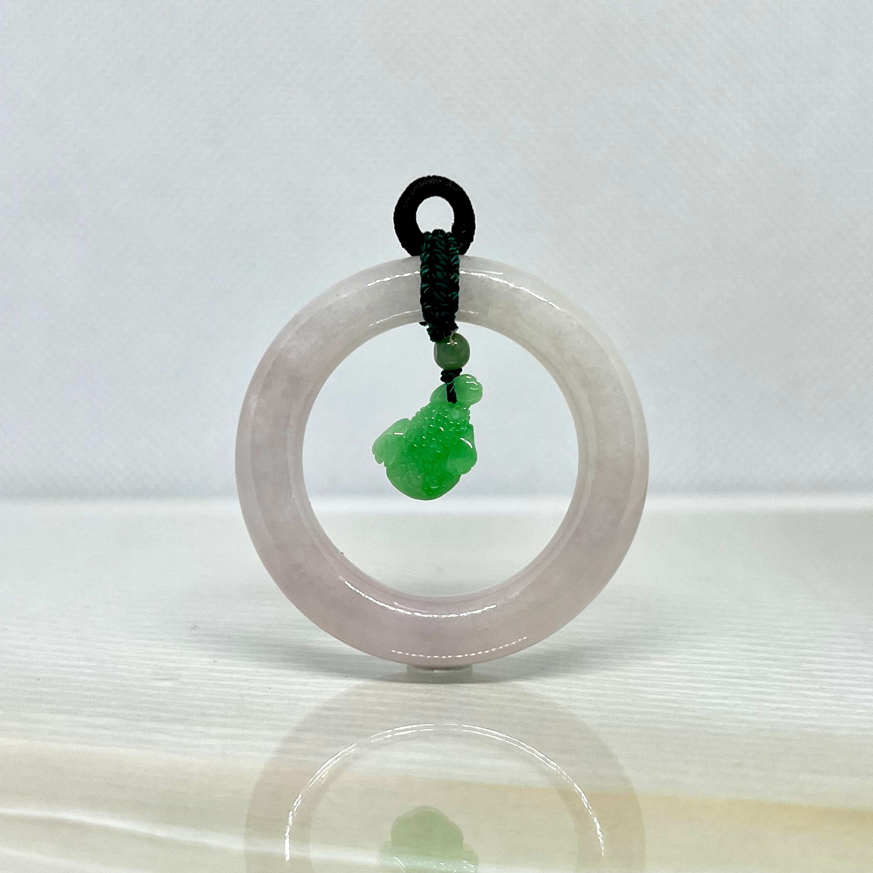 Natural Lavender Pink Jadeite Jade A Grade Translucence With Money ...