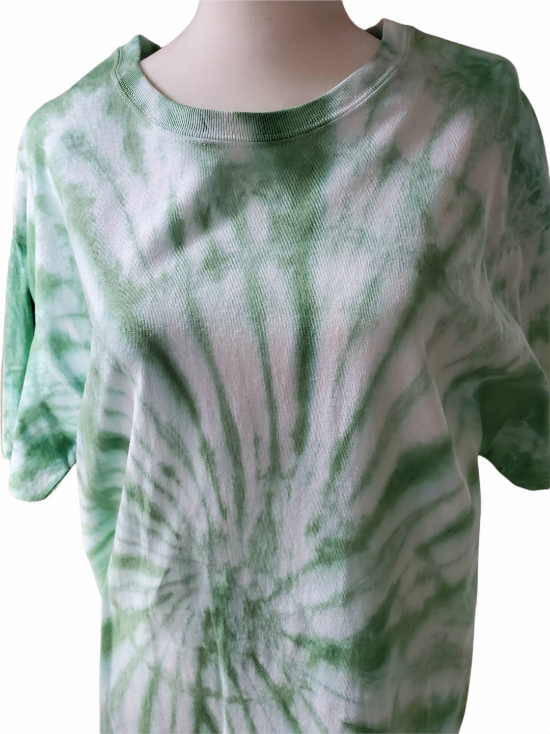 Green Hand Tie Dyed Tshirt Green Tie Dyed Tshirt Green Dyed - Etsy