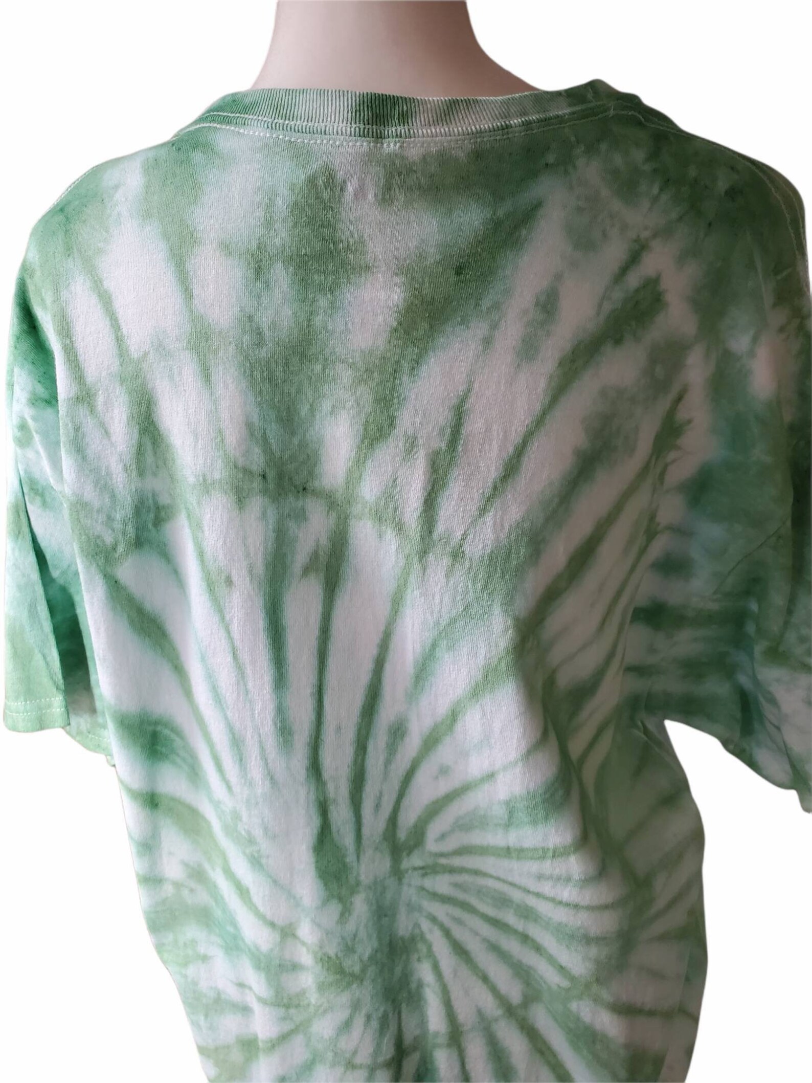 Green Hand Tie Dyed Tshirt Green Tie Dyed Tshirt Green Dyed - Etsy