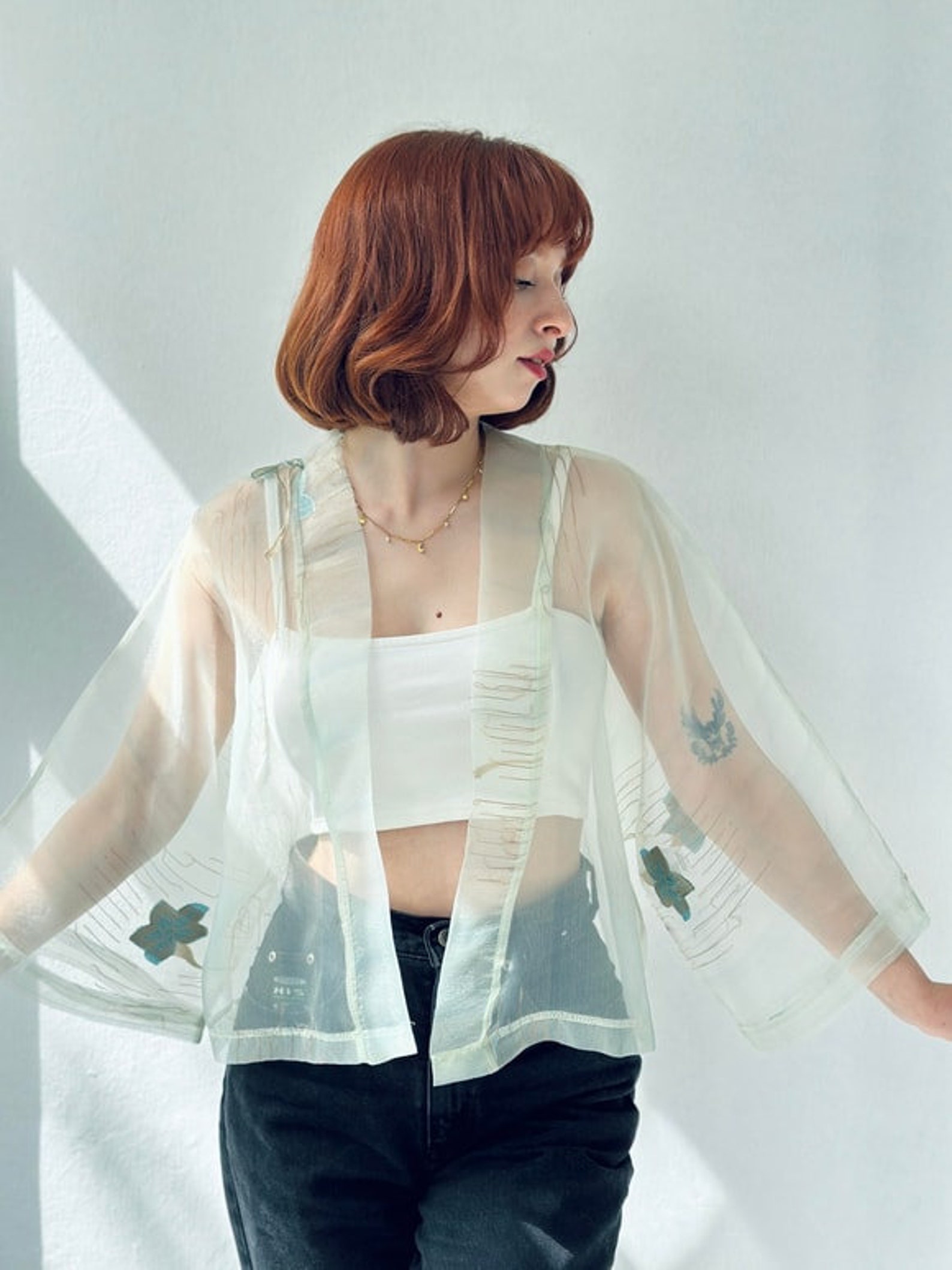 Funky Mash Mini Kimono for Women | Colorful Design Style | Robes ...