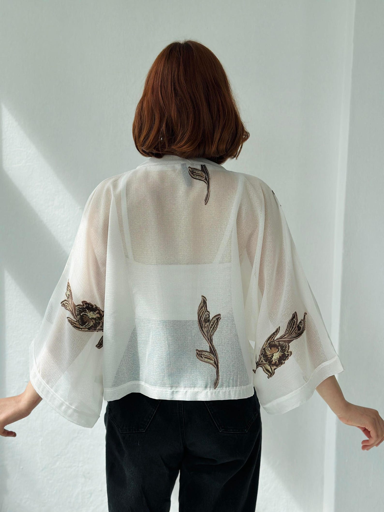 Funky Mash Mini Kimono for Women | Colorful Design Style | Robes ...