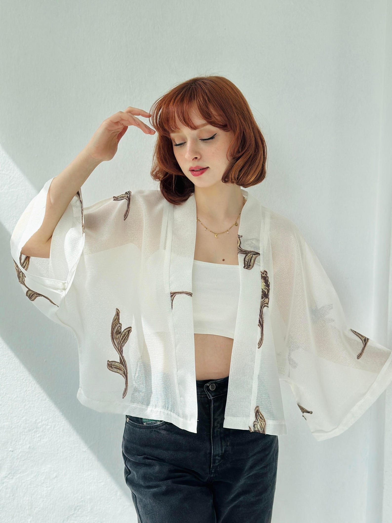 Funky Mash Mini Kimono for Women | Colorful Design Style | Robes ...