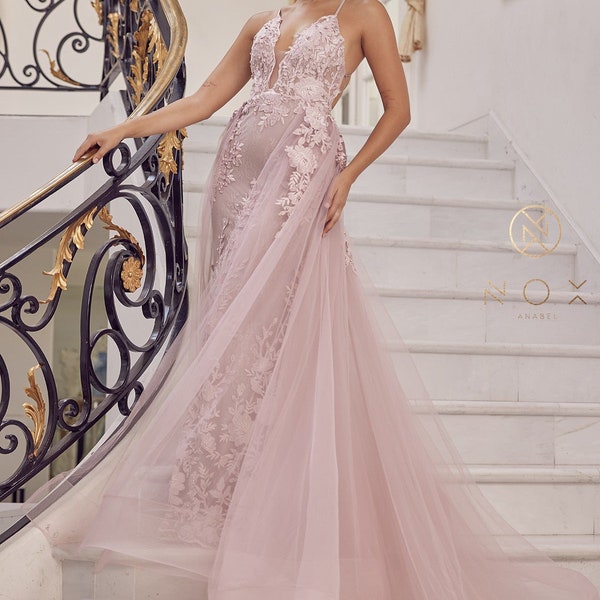 Blue Prom Dress - Etsy