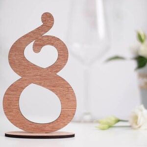 Table Centerpiece for Rustic Wedding Decor Wood Table Numbers, Wedding ...