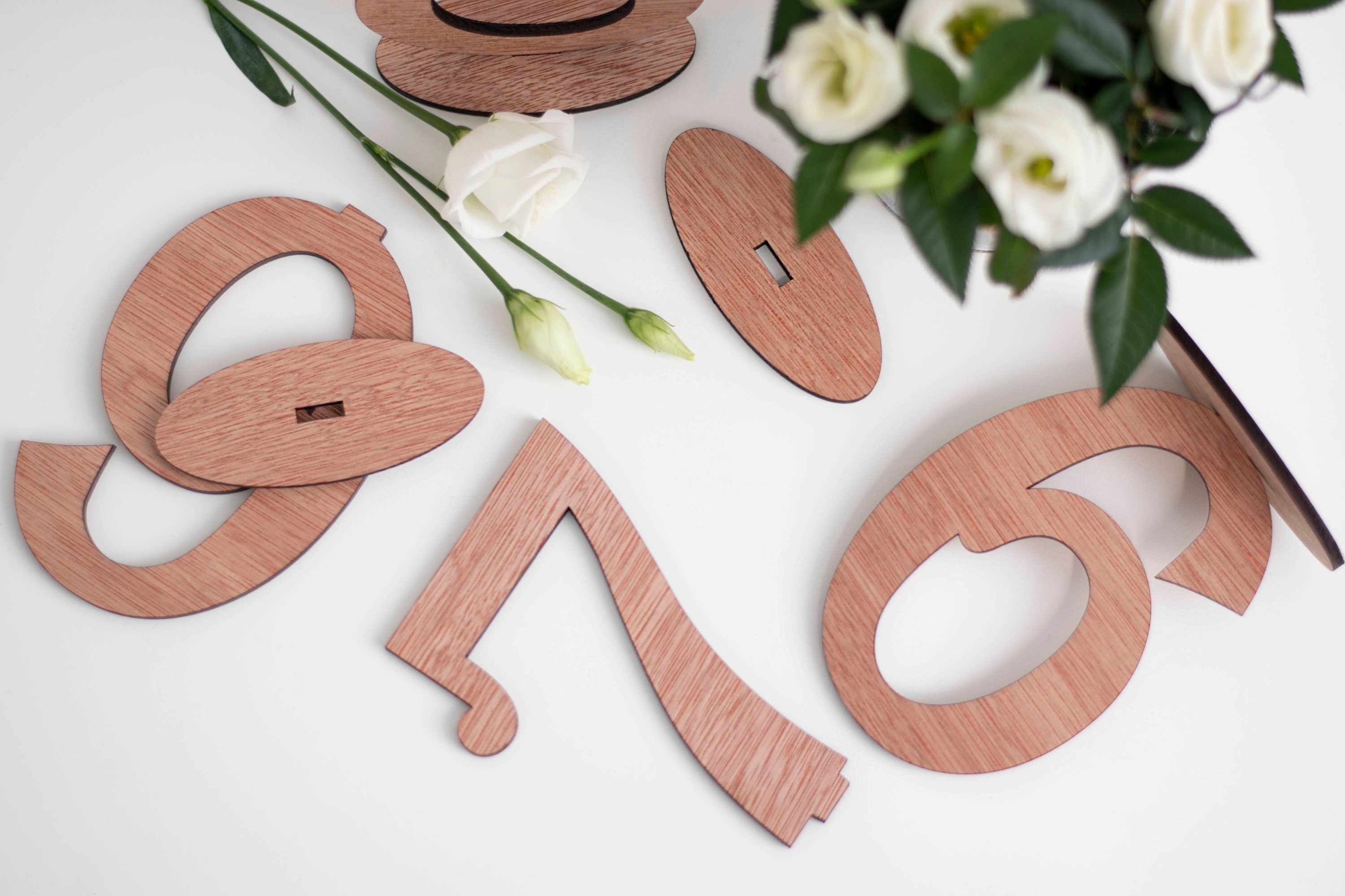 Table Centerpiece for Rustic Wedding Decor Wood Table Numbers | Etsy
