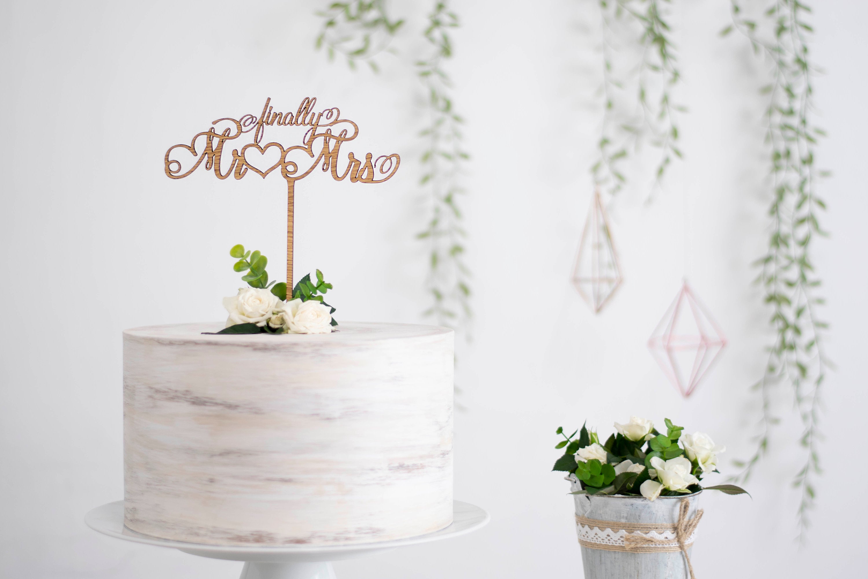Cake Topper Name Cake Topper Rustic Wedding Customized Name - Etsy