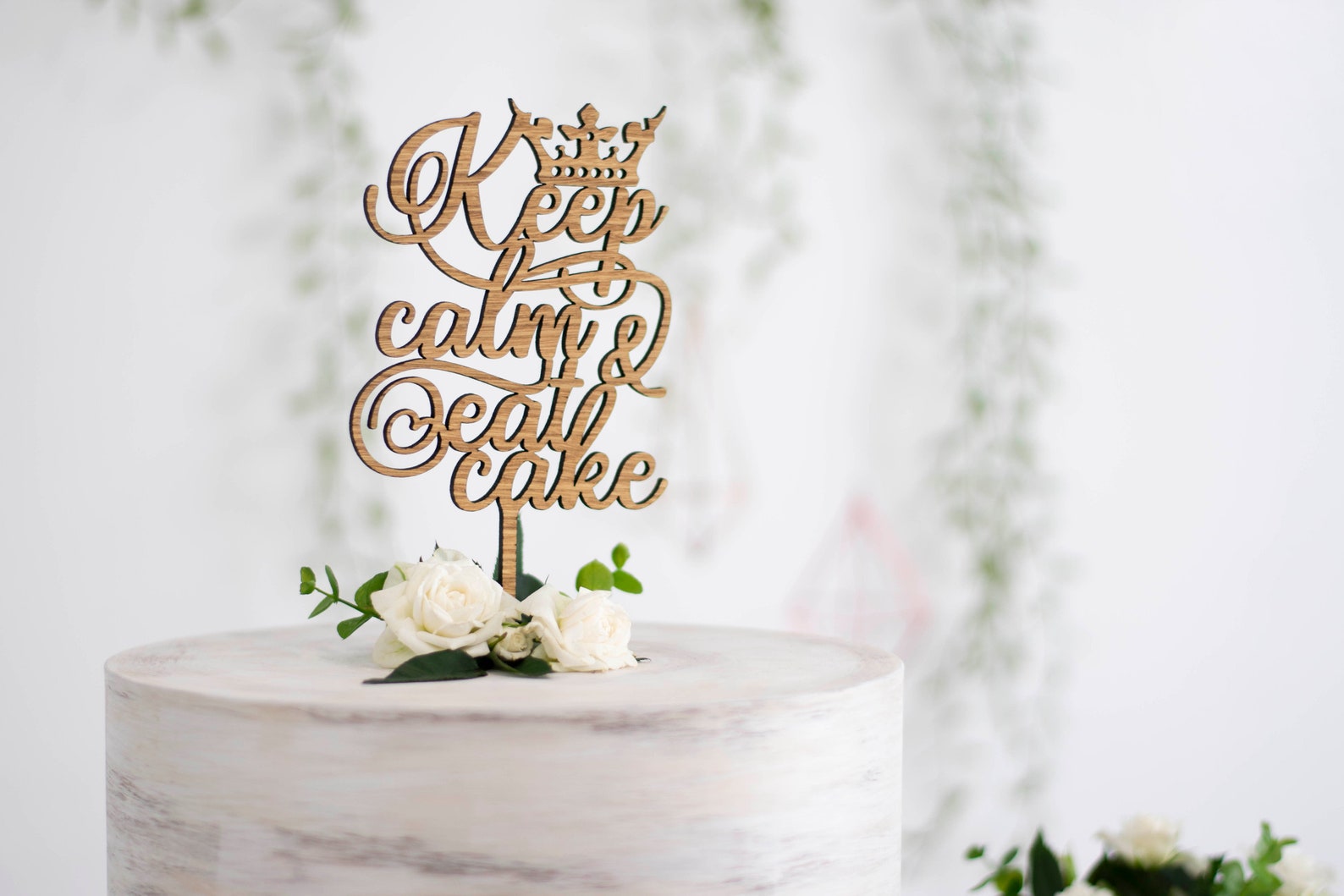 Cake Topper Name Cake Topper Rustic Wedding Customized Name | Etsy