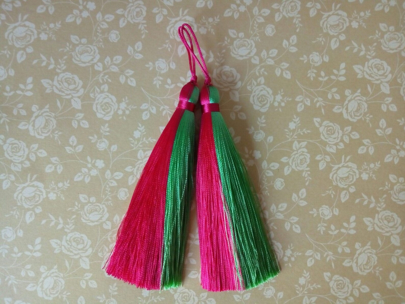 2 Colors Tassel 2 Inches Silk Tassels Mini Silk Tassels - Etsy