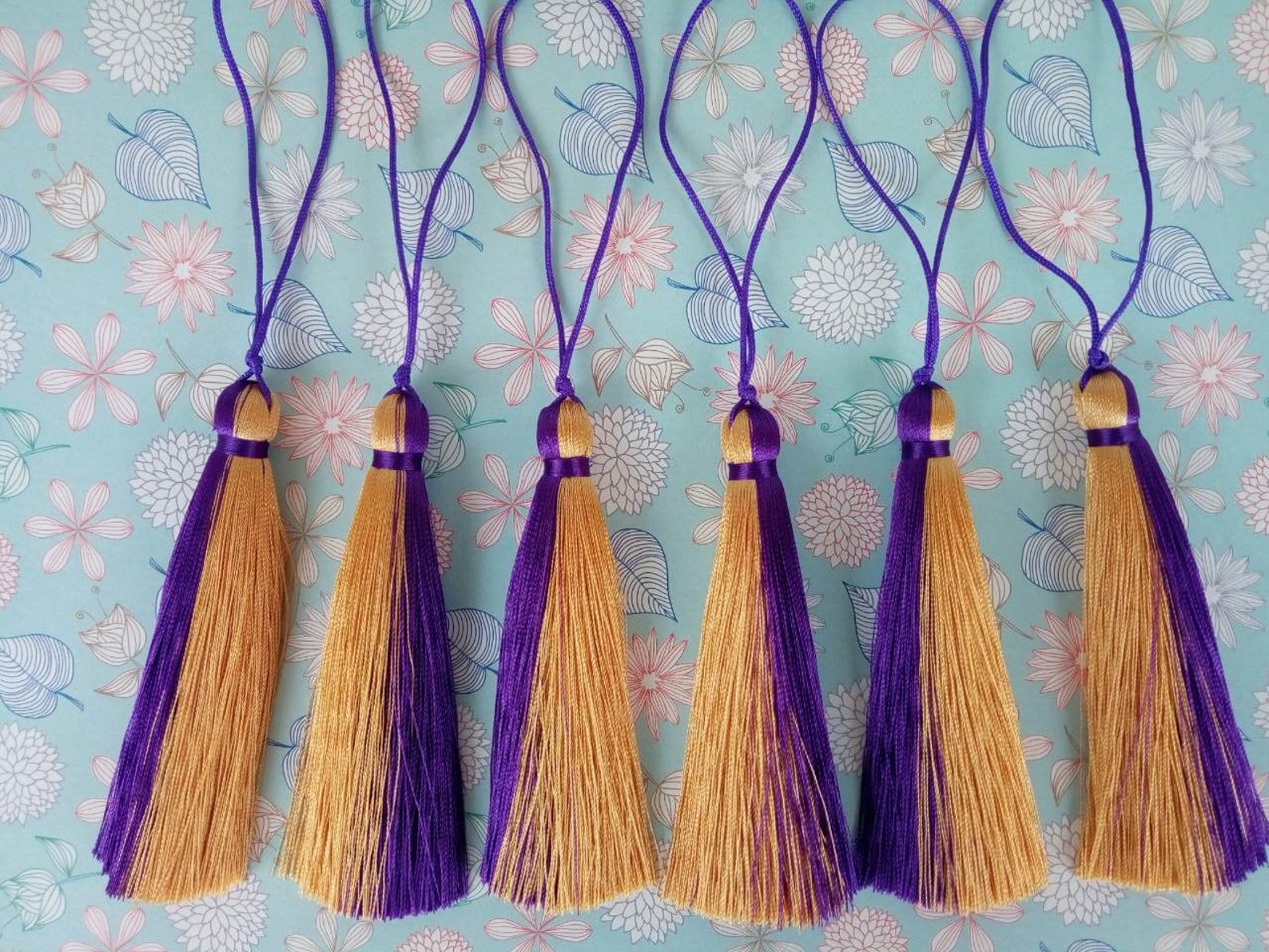 2 Colors Tassel 2 Inches Silk Tassels Mini Silk Tassels - Etsy