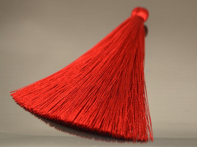 Red Silk Tassel for Pendant Tassels for Earrings Red Tassel - Etsy