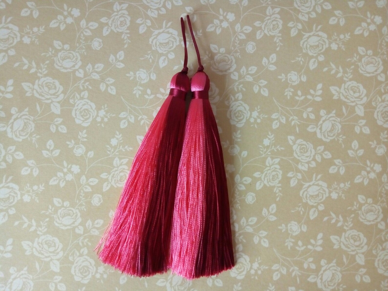 2 Colors Tassel 2 Inches Silk Tassels Mini Silk Tassels - Etsy