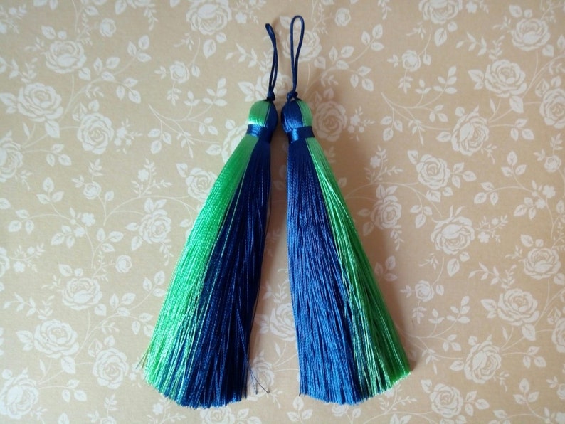 2 Colors Tassel 2 Inches Silk Tassels Mini Silk Tassels - Etsy