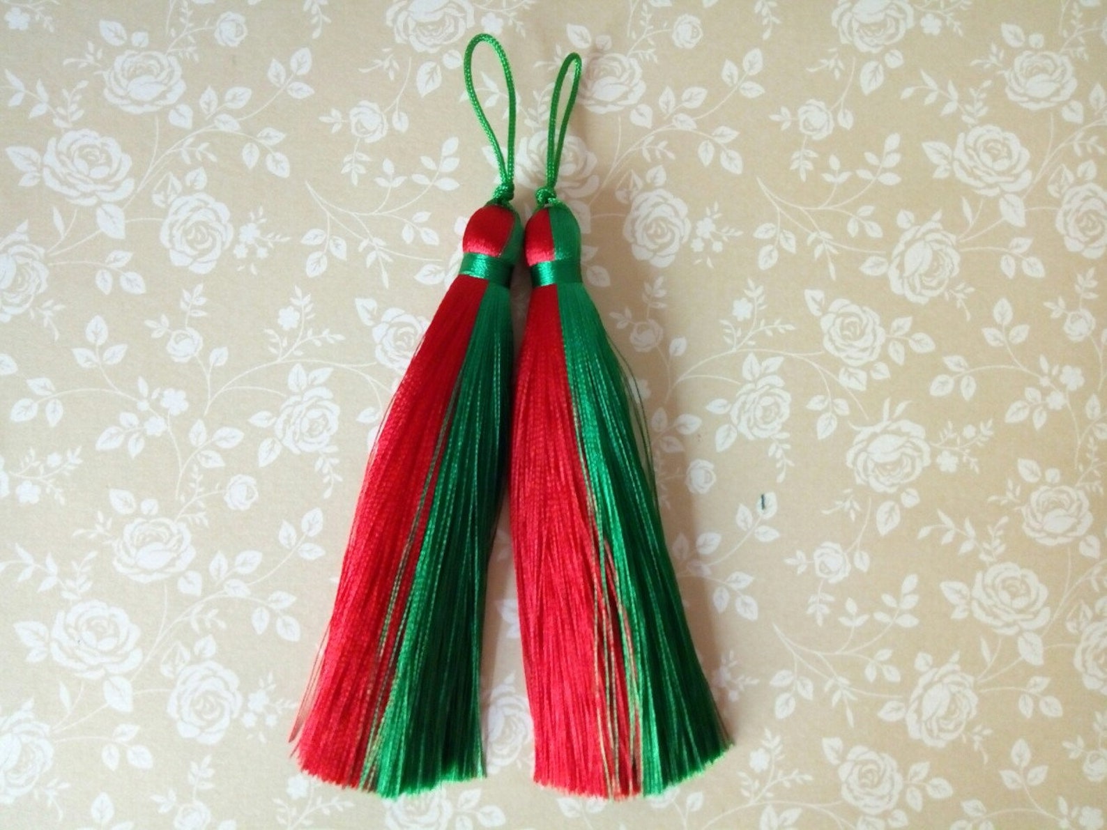 2 Colors Tassel 2 Inches Silk Tassels Mini Silk Tassels - Etsy