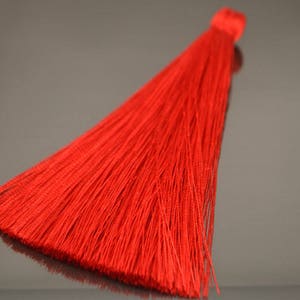 Red Silk Tassel for Pendant Tassels for Earrings Red Tassel Earrings ...