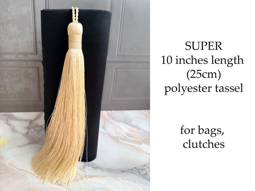 Long 10 Inches (25cm) SUPER Thick Tassel, Large Tassels, Long Tassels ...